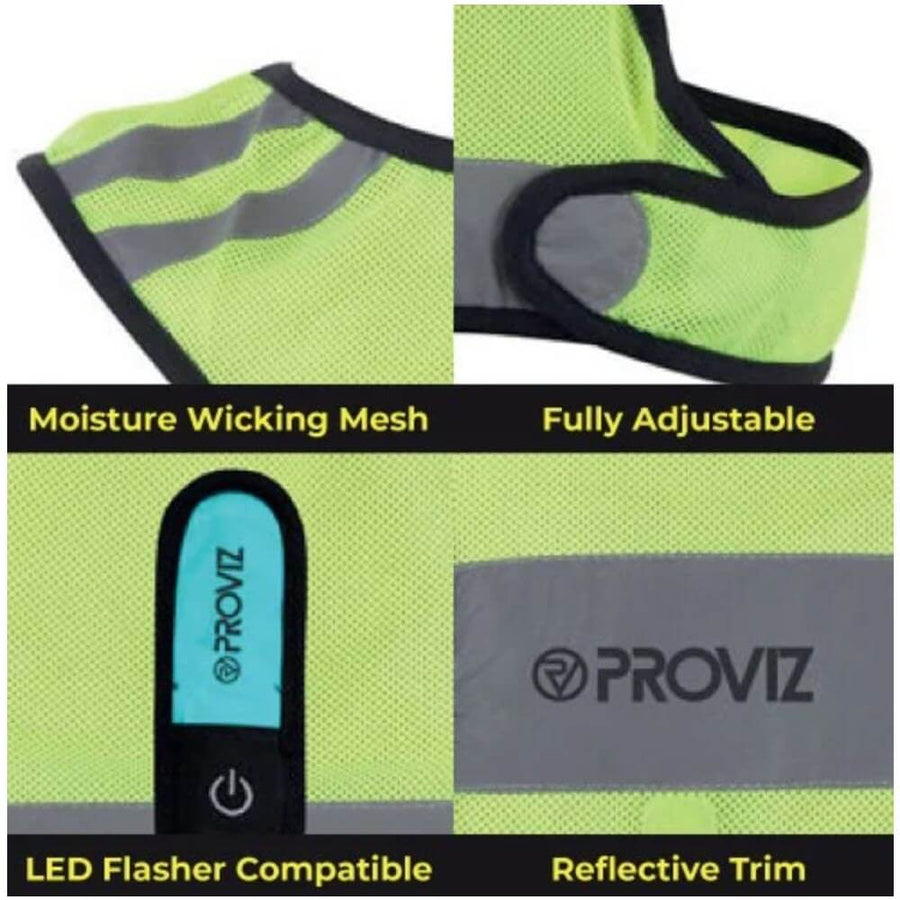 Classic Hi Viz Running Vest by Proviz | Visible Runner Co
